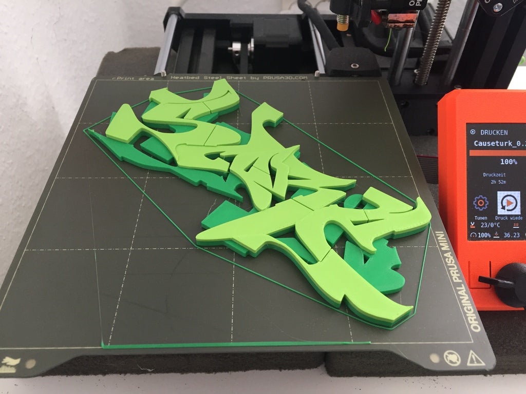 "Score" No.2 - by Causeturk - Graffiti von Maeshmaker | Kostenloses STL ...