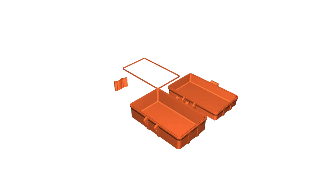 Universal Parametric Rugged Box by Rainer Backes | Download free STL ...
