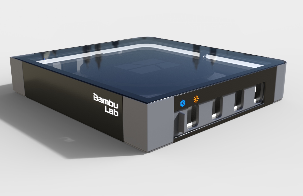 Light flood for closed Bambu lab printers - Version with Backlight logo ...