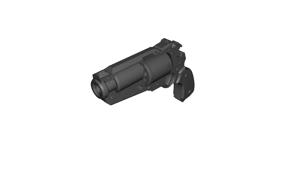 Zarona Mk IIa Quickdraw Stub Revolver Warhammer 40k darktide by ReProps ...