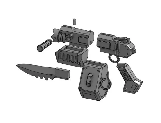 Foe-Rend Mk II Ripper Gun Warhammer 40k Darktide by ReProps | Download ...