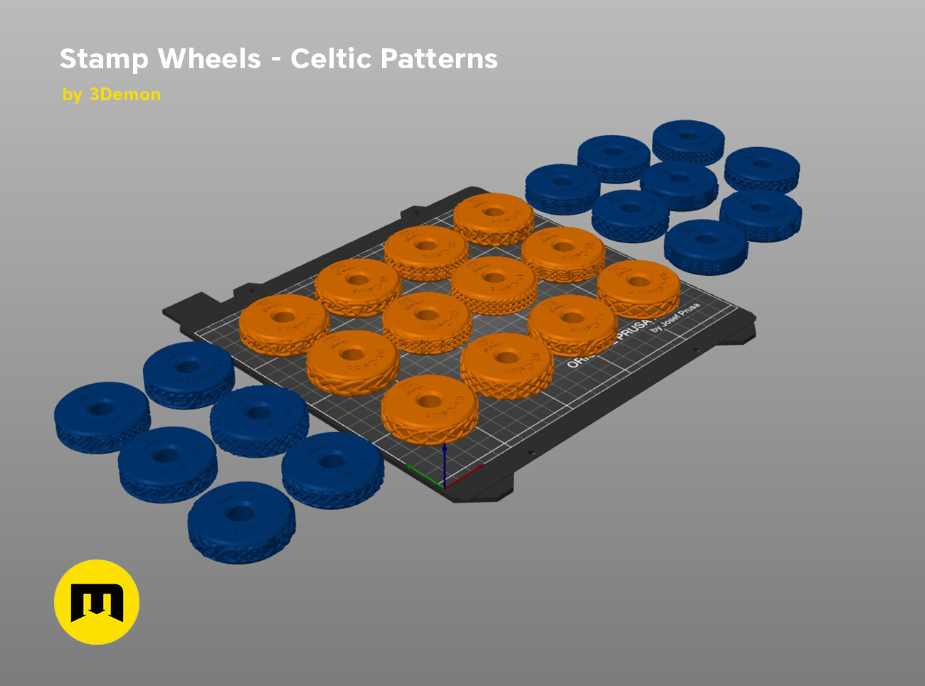 Stamp Wheels for Clay — Celtic Patterns by 3Demon's Texture Rollers ...