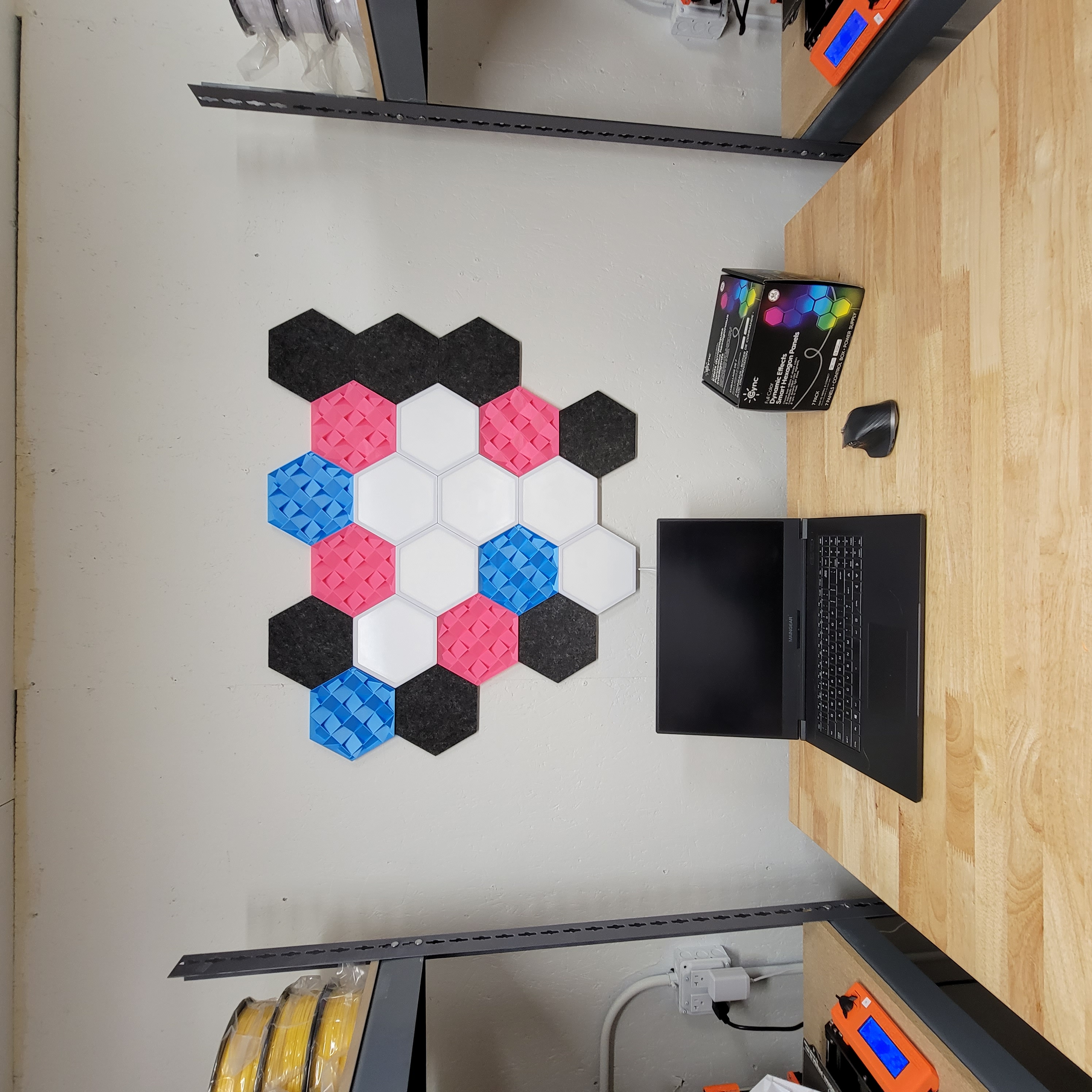 Hexagon Diffusion Panels for Cync or Govee Light Tiles by Widgets ...