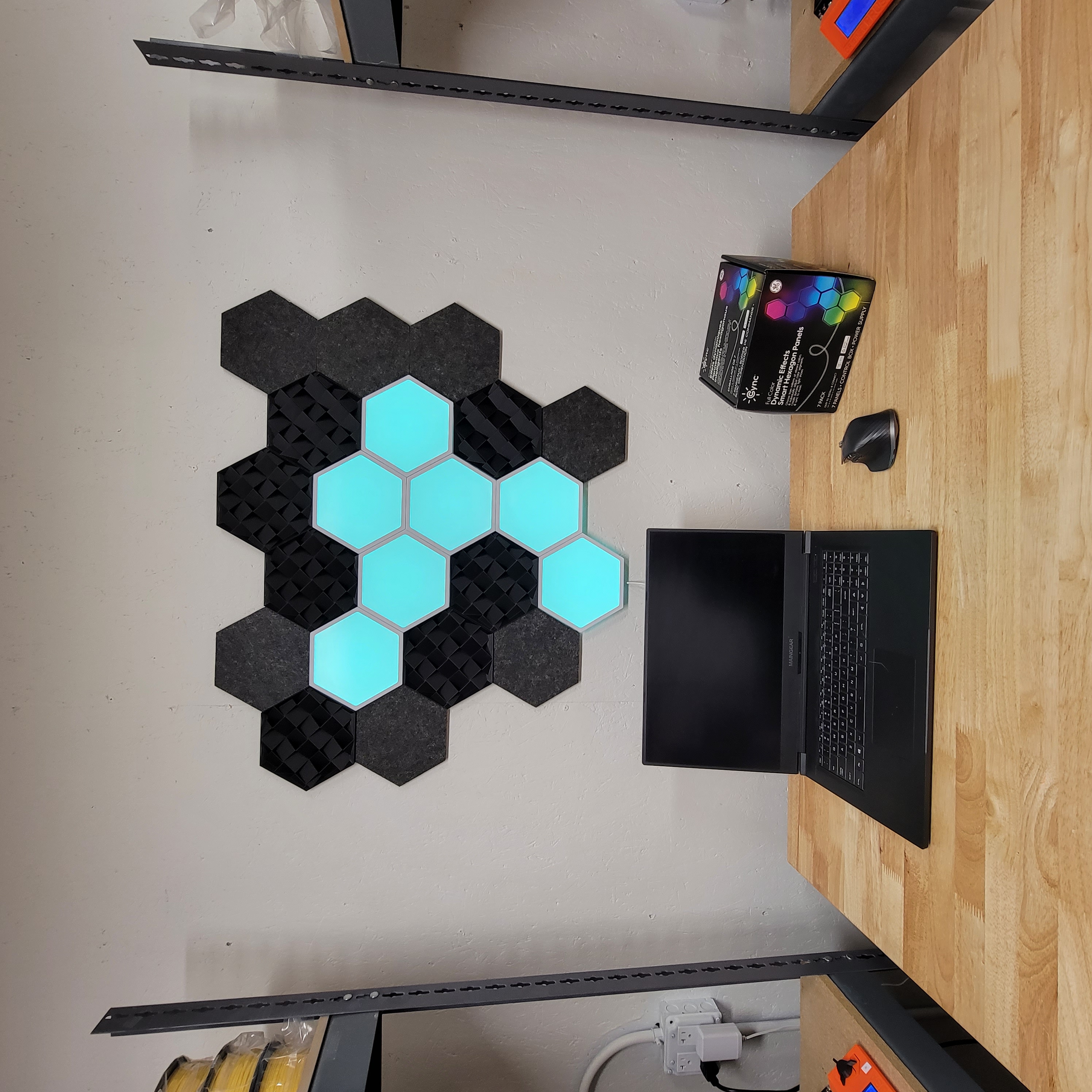 Hexagon Diffusion Panels for Cync or Govee Light Tiles by Widgets ...