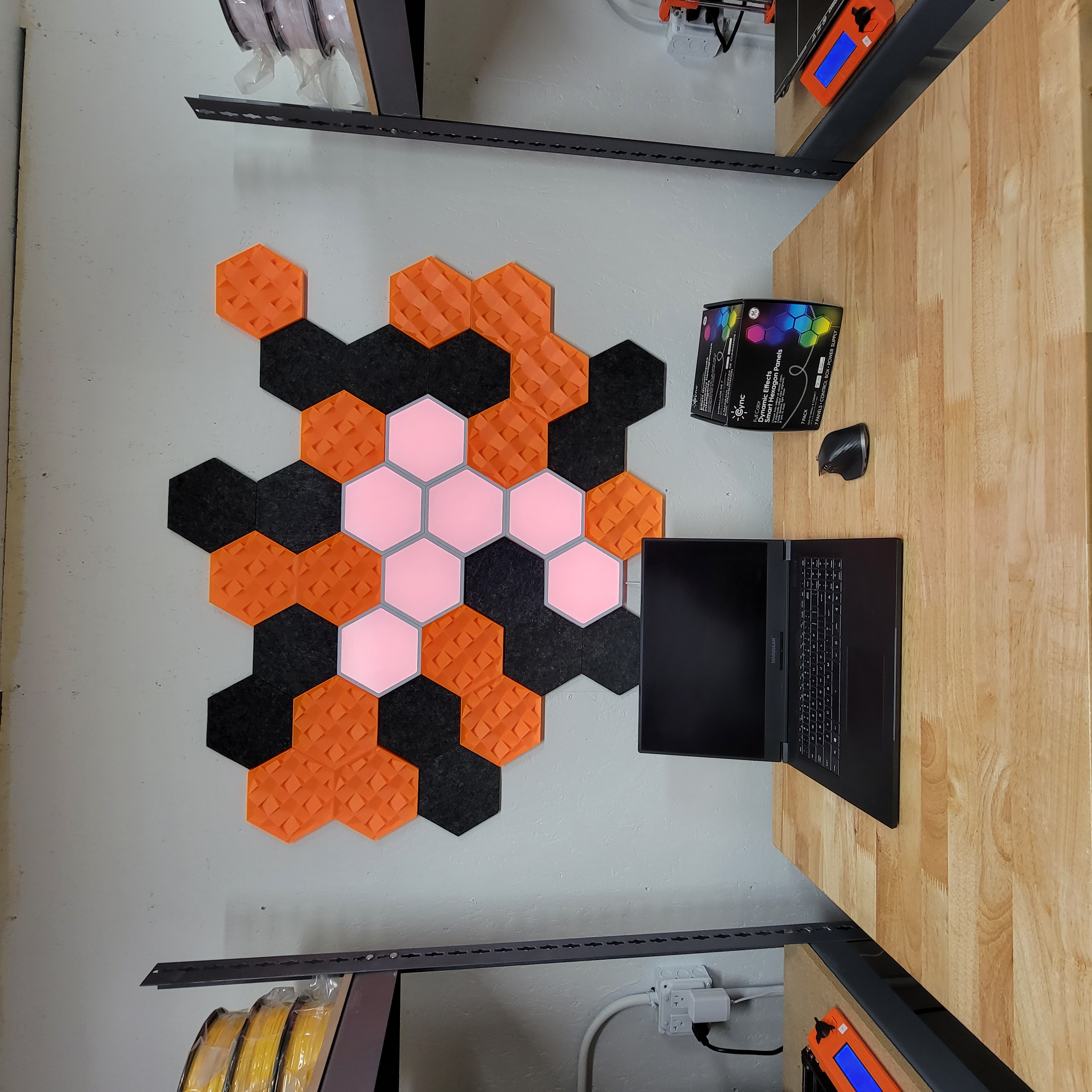 Hexagon Diffusion Panels for Cync or Govee Light Tiles by Widgets ...
