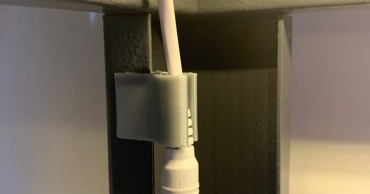 LED Power cord bracket by Rado Salt | Download free STL model ...