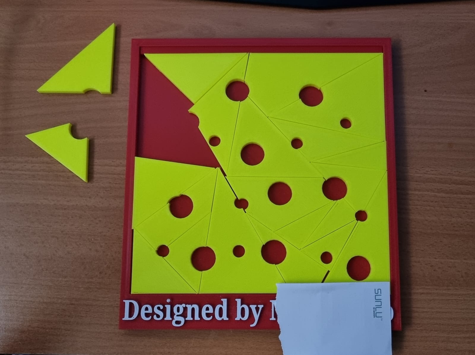 Cheese 3D puzzle by 3d printing by jammychap | Download free STL model ...