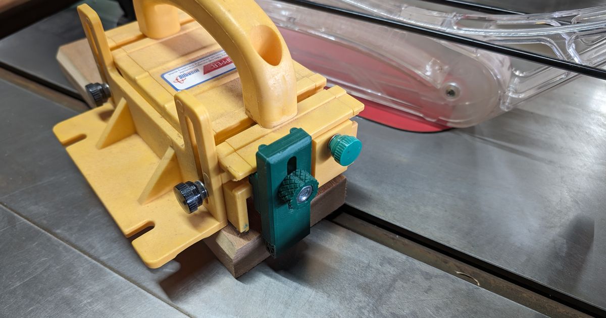 Table Saw Push Block Hook / Heel by SE3Dtech | Download free STL model ...