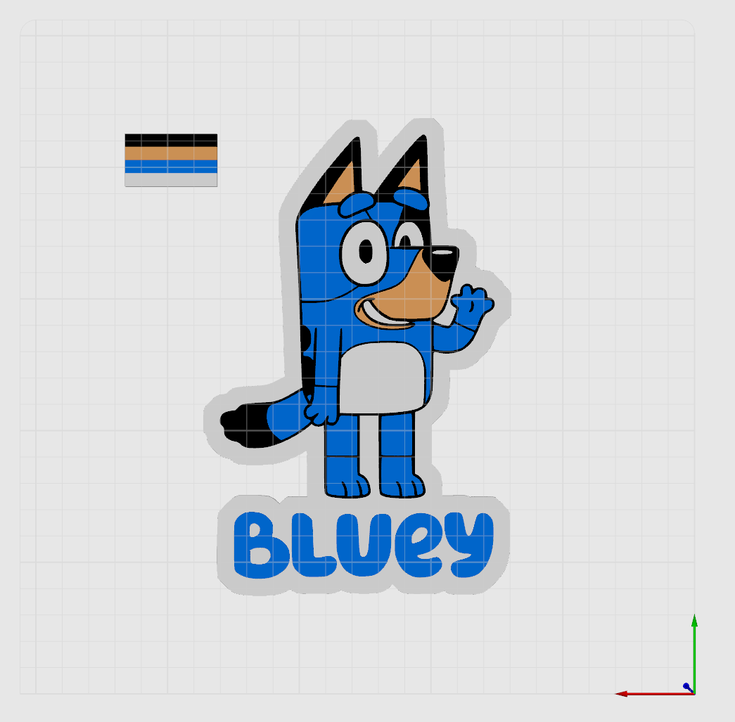 Bluey. by Deadius | Download free STL model | Printables.com