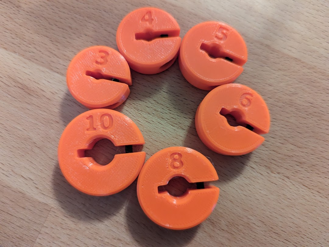 Parametric Customizable Drill Depth Stops by JohnOldman | Download free ...