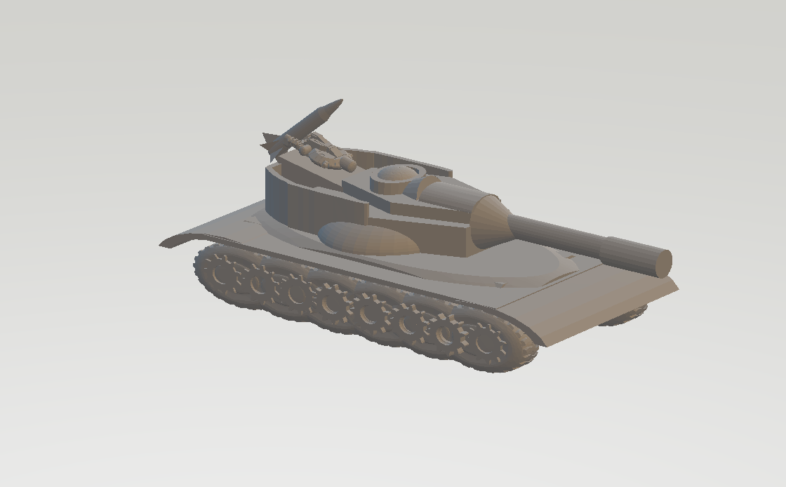 Main battle tank by Barna Molnár | Download free STL model | Printables.com
