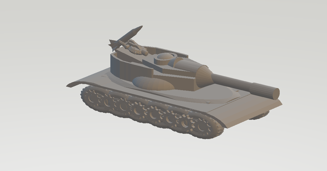 Main battle tank by Barna Molnár | Download free STL model | Printables.com