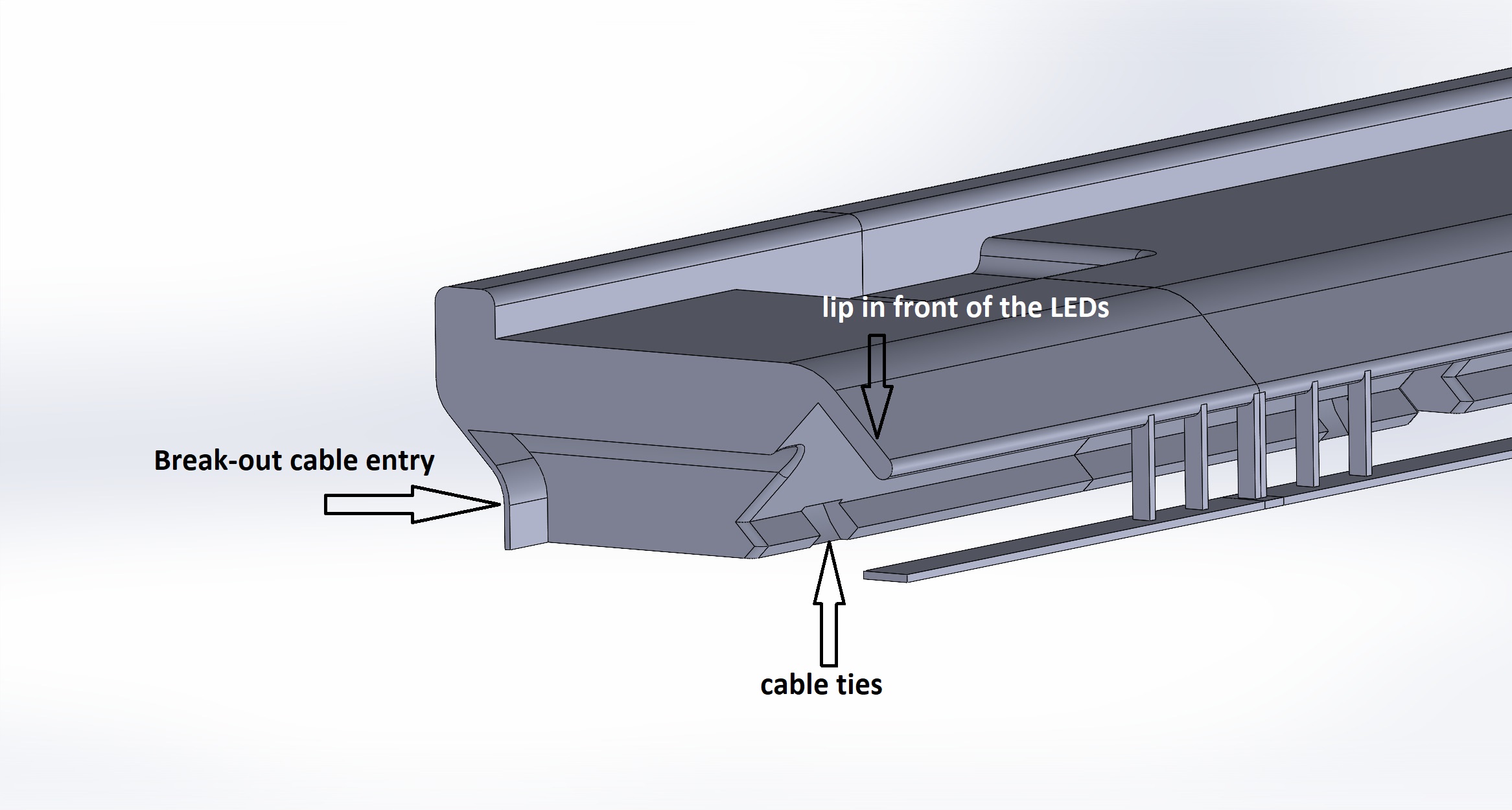 lightweight AMS Riser with LED etc. by Duck Knapp | Download free STL ...