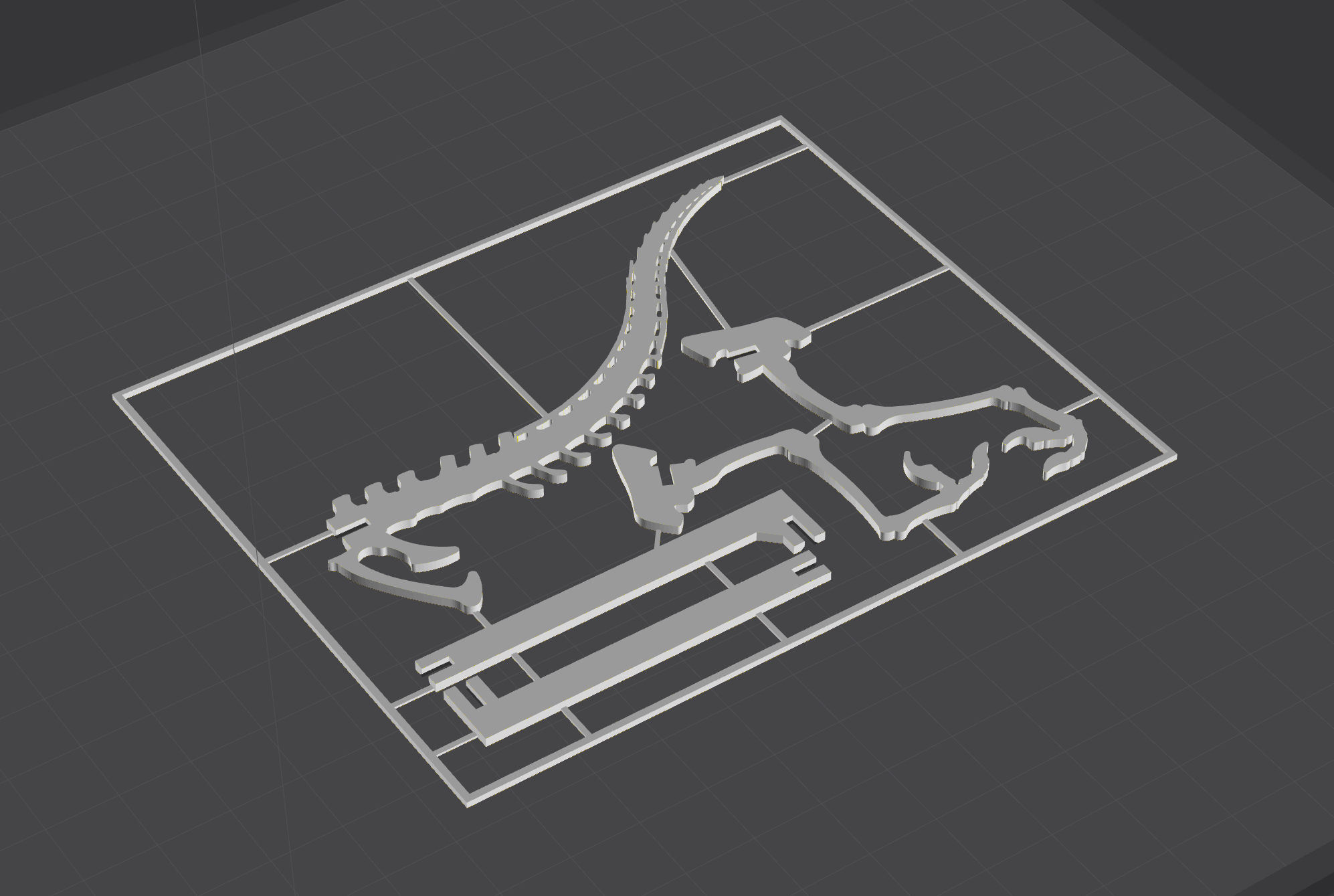 Velociraptor Kit Card Remix by Андрей Никитин | Download free STL model ...