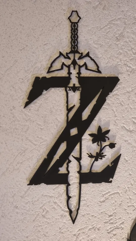 Zelda Botw logo by Sapyk | Download free STL model | Printables.com