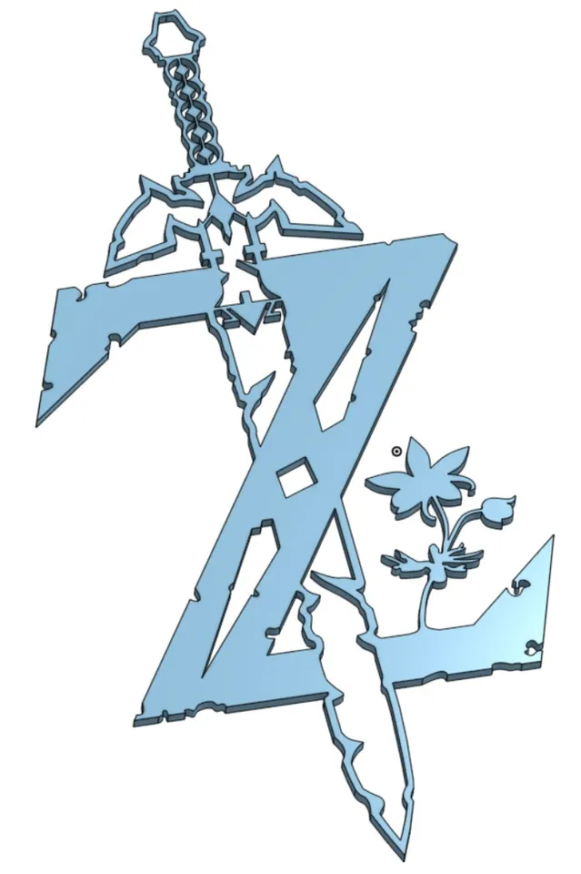 Zelda Botw logo by Sapyk | Download free STL model | Printables.com
