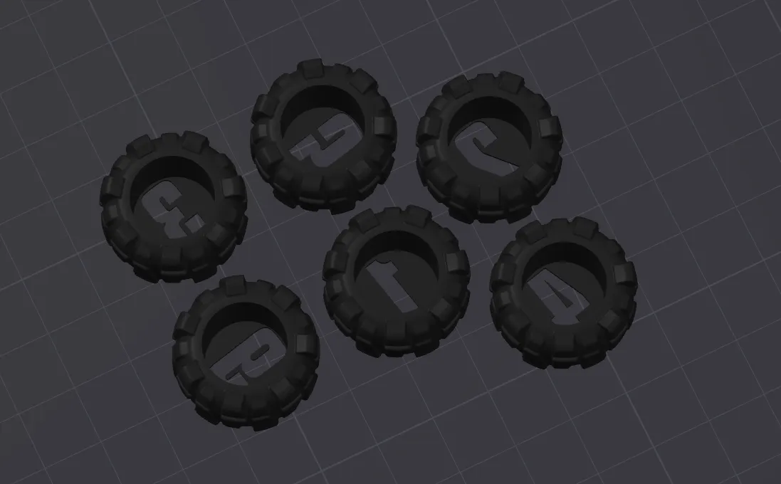 MTOAB: Single Color Tire by Gnomeworks | Download free STL model | Printables.com