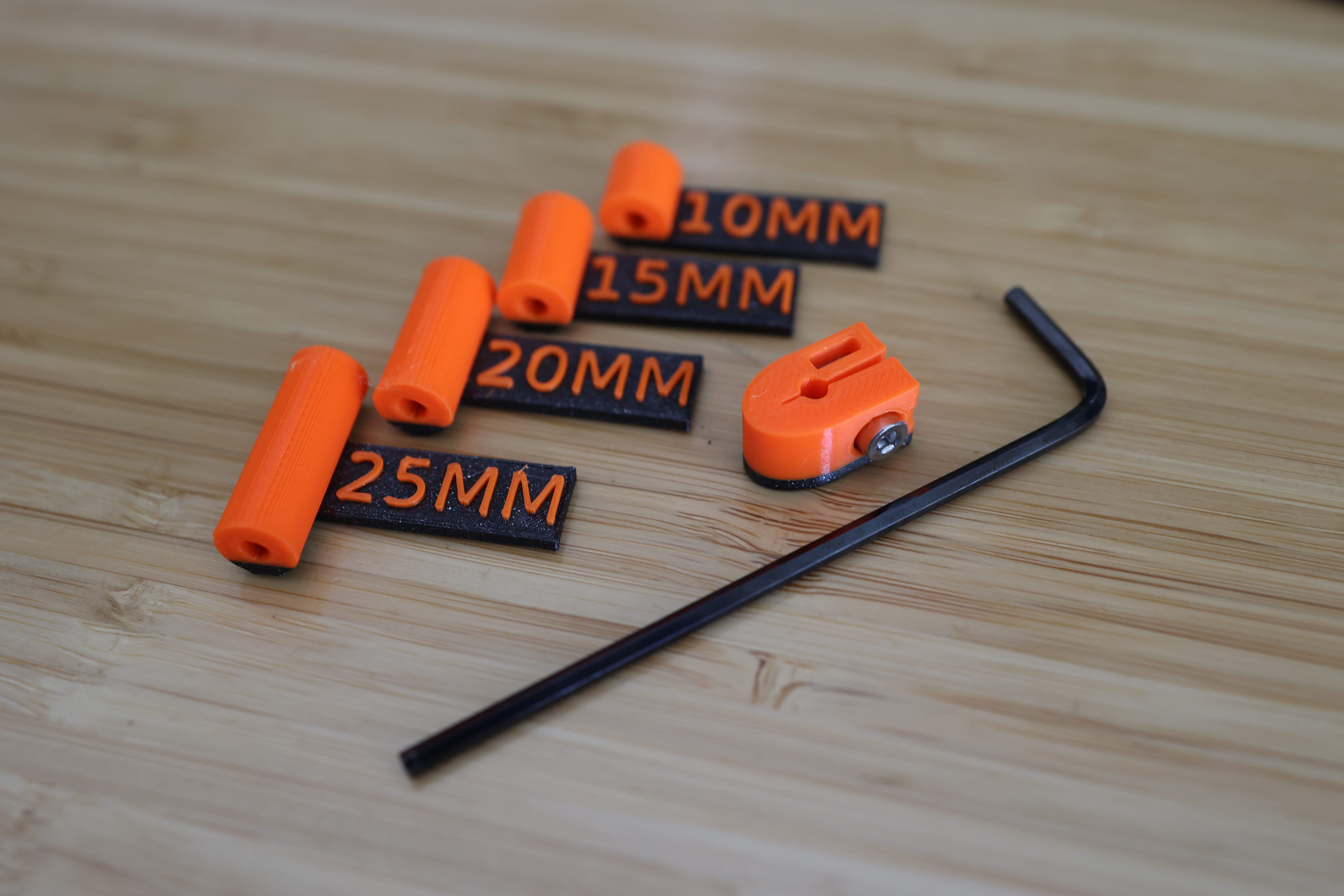 Drill Bit Depth Stop w/ Spacers by qulix - MakerWorld