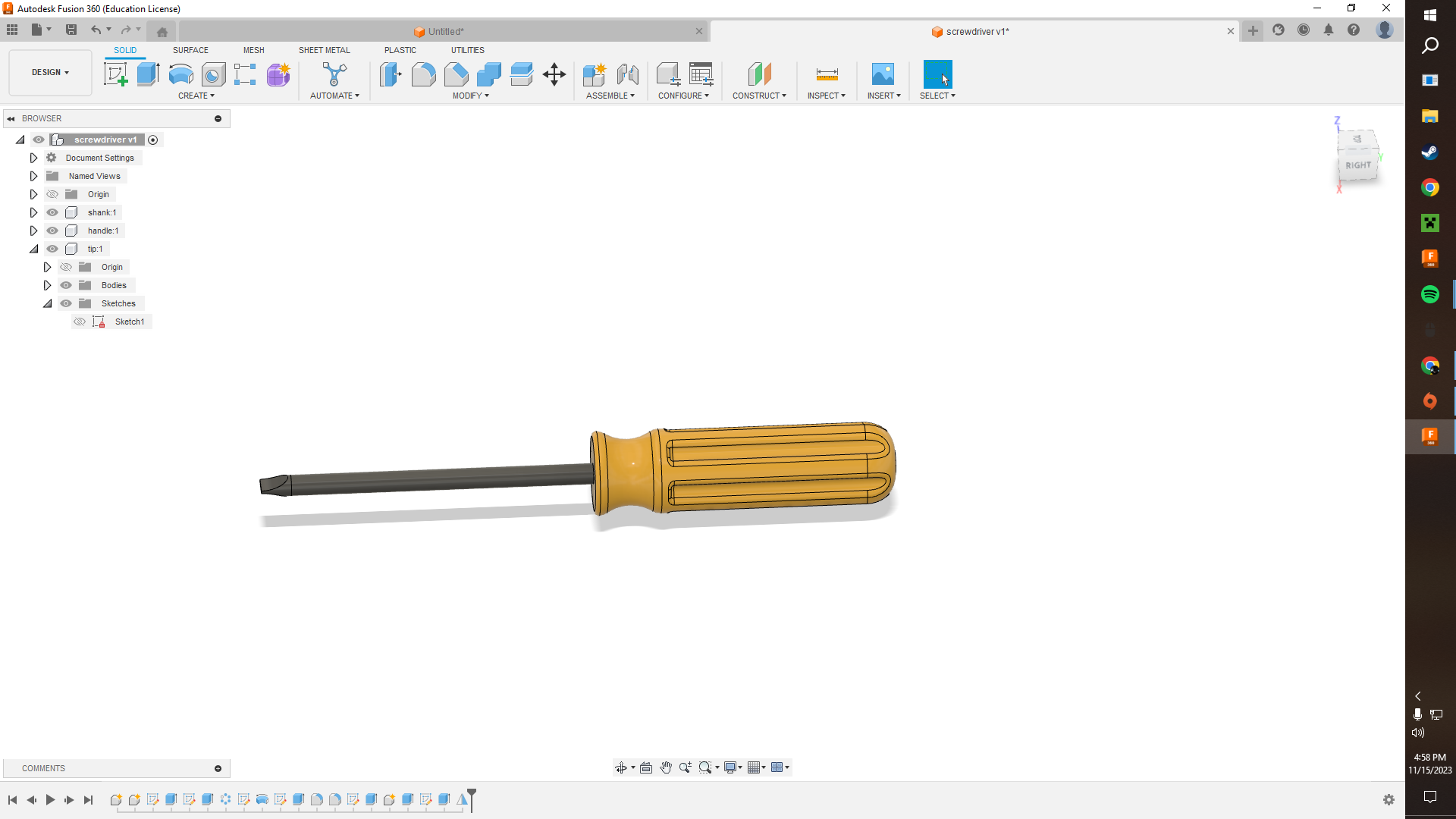 Screwdriver basic by Stormycloud | Download free STL model | Printables.com