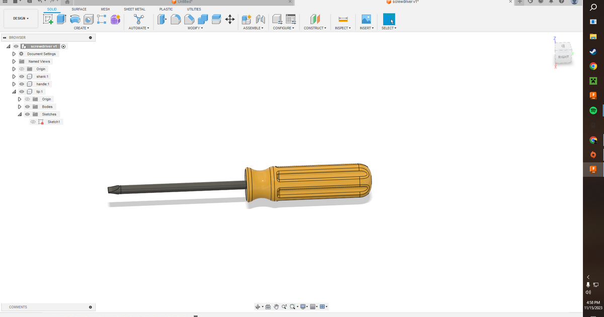 Screwdriver basic by Stormycloud | Download free STL model | Printables.com