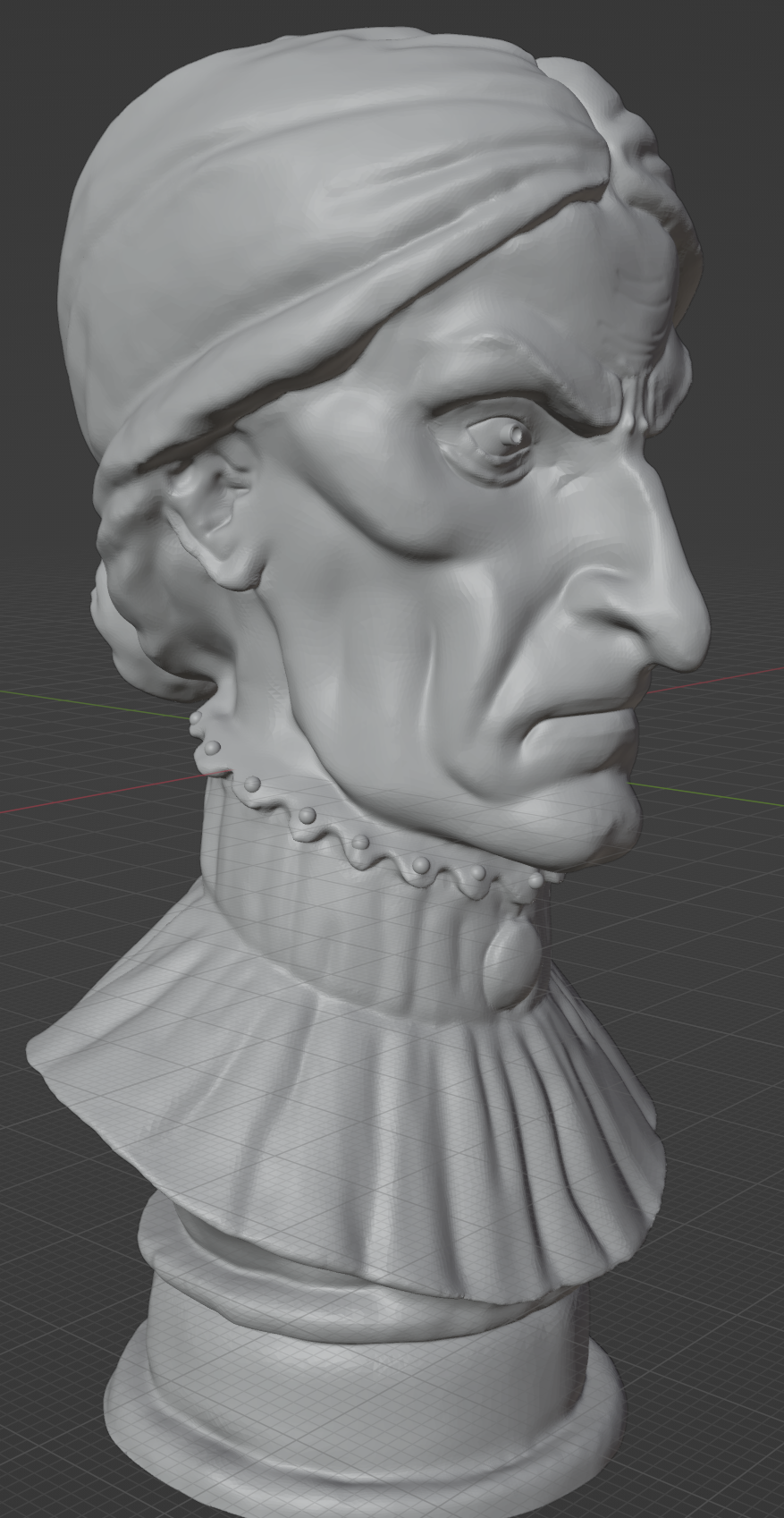 Creepy HM Bust by EDGeProjects | Download free STL model | Printables.com