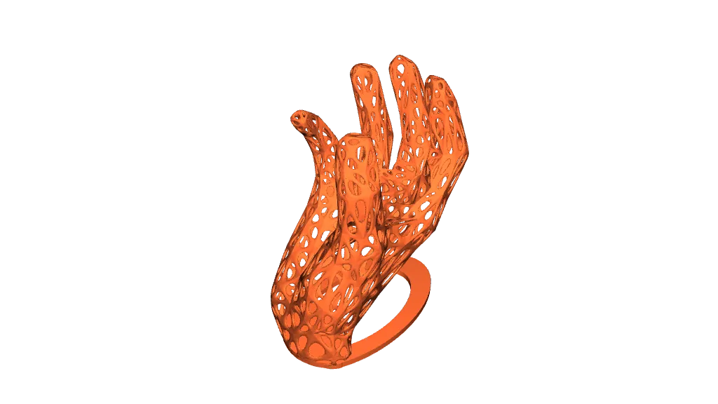 Hand Can Holder Wireframe by RyGuy Design | Download free STL model ...