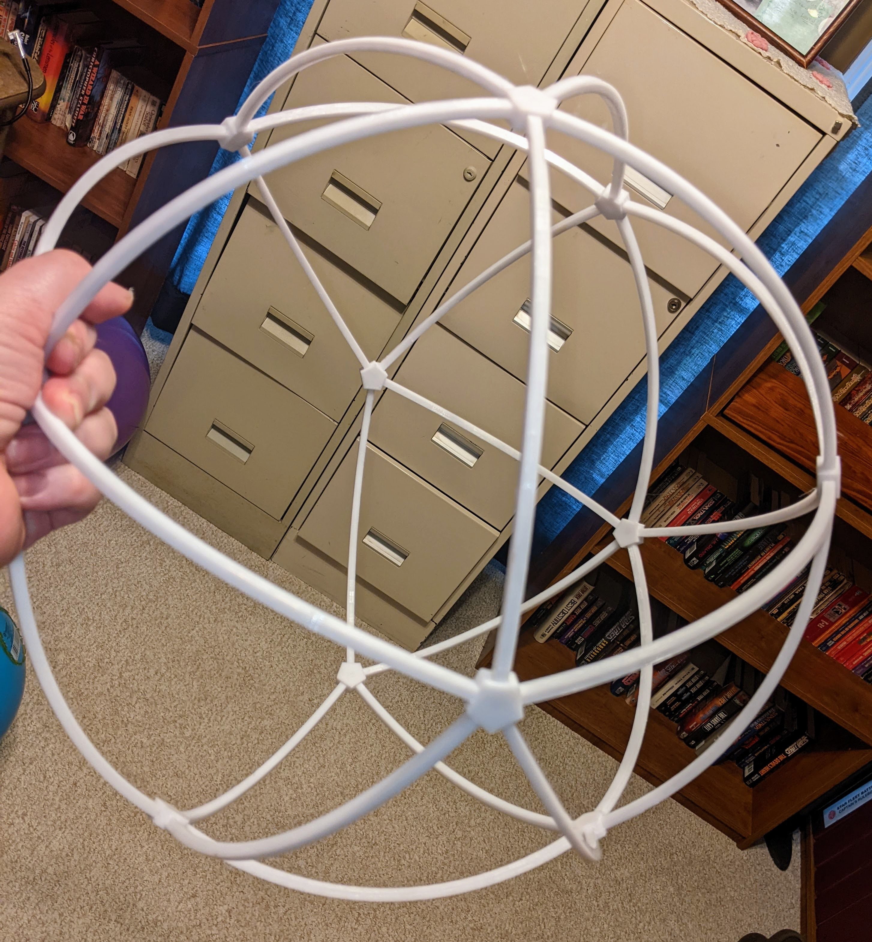 Oversize Framework Ornaments based on Playground Balls by Mark Hall ...