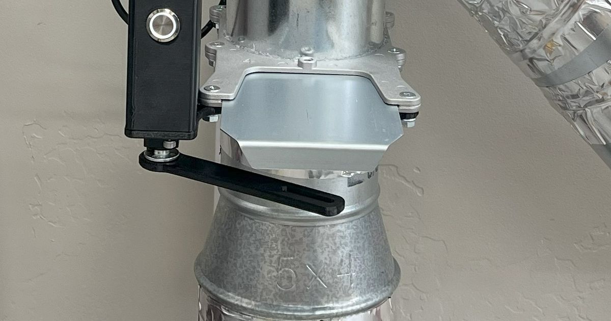 Mesh Automated Blast Gate for Dust Collection by curioustech | Download ...