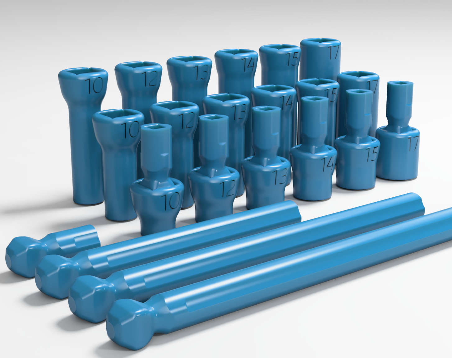 Metric Universal Swivel 6-Point Socket Sets for Drills by Brian Bu ...