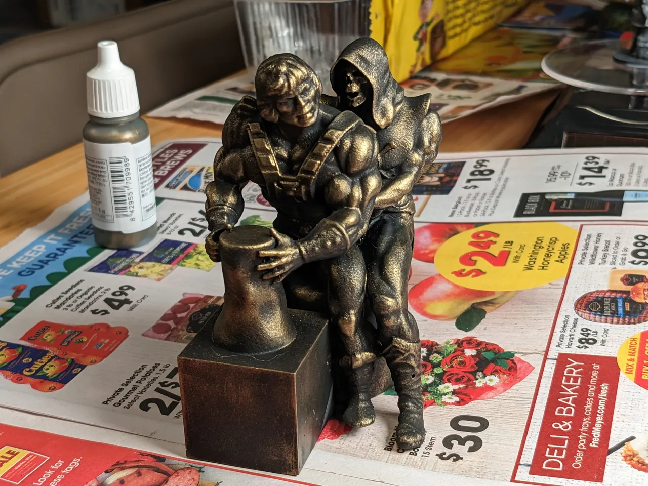 Funny He-Man and Skeletor / Ghost parody sculpture by nicky | Download ...