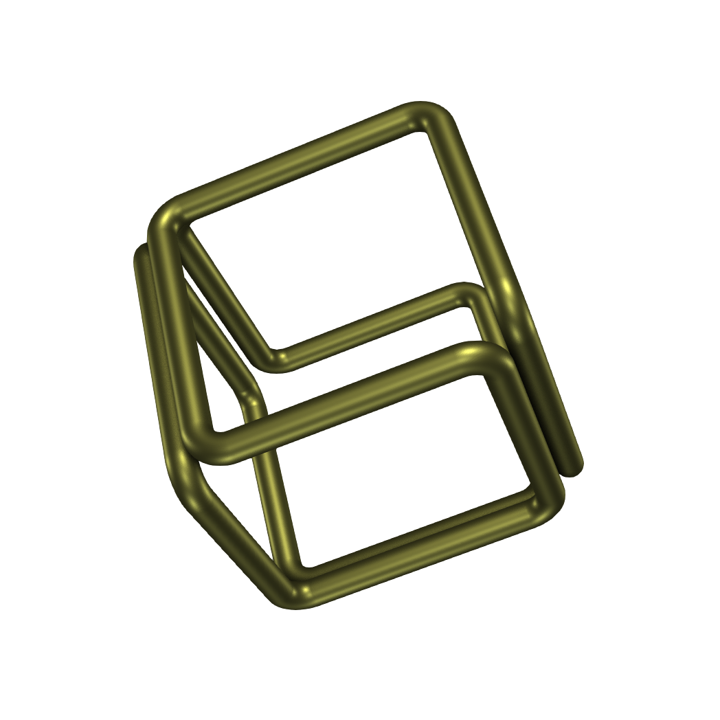 Customizable Tubular Infinity Cube (OpenSCAD) by Stone Age Sculptor ...