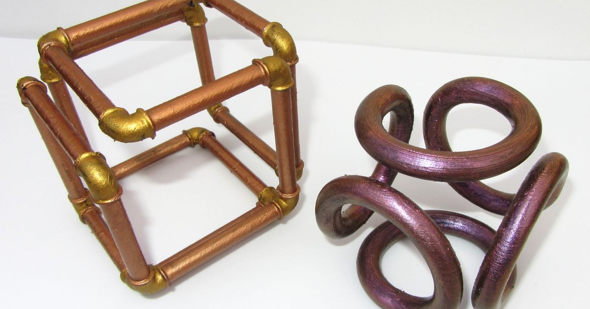 Customizable Tubular Infinity Cube (OpenSCAD) by Stone Age Sculptor ...