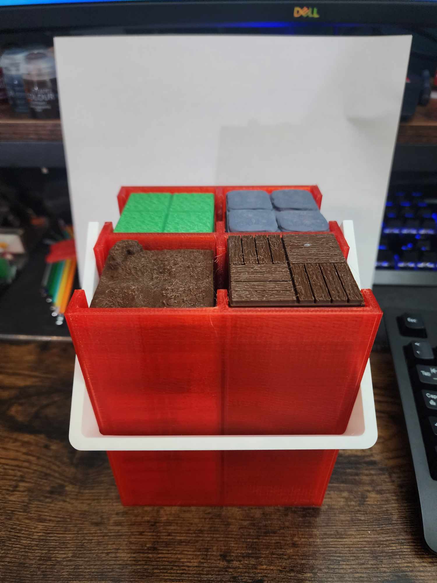 OpenForge 2x2 Floor and Wall Tile Carriers by Bradsprinterworks | Download free STL model ...