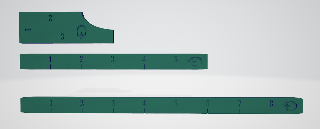 Tabletop measuring, Collection of Movementruler, Gauge, wargaming by ...