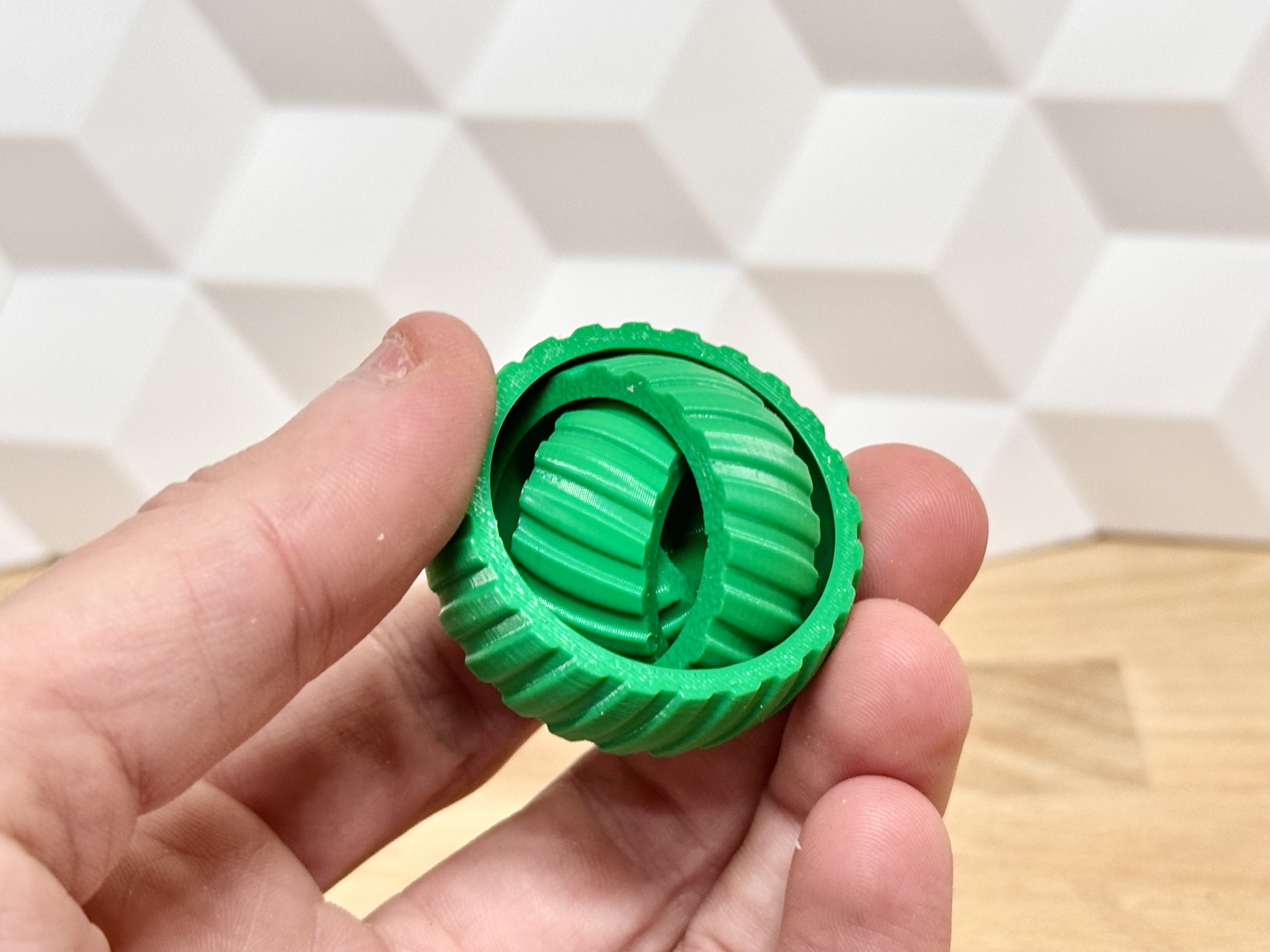 Tactile Fidget Rings (spinning fun toy) by GlennovitS 3D | Download ...