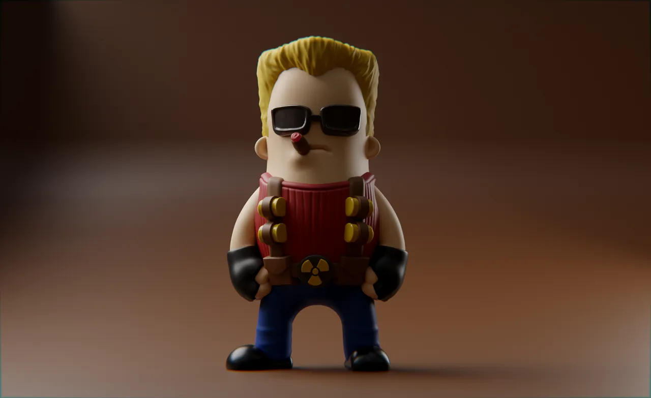 Mini Duke Nukem by Wekster | Download free STL model | Printables.com