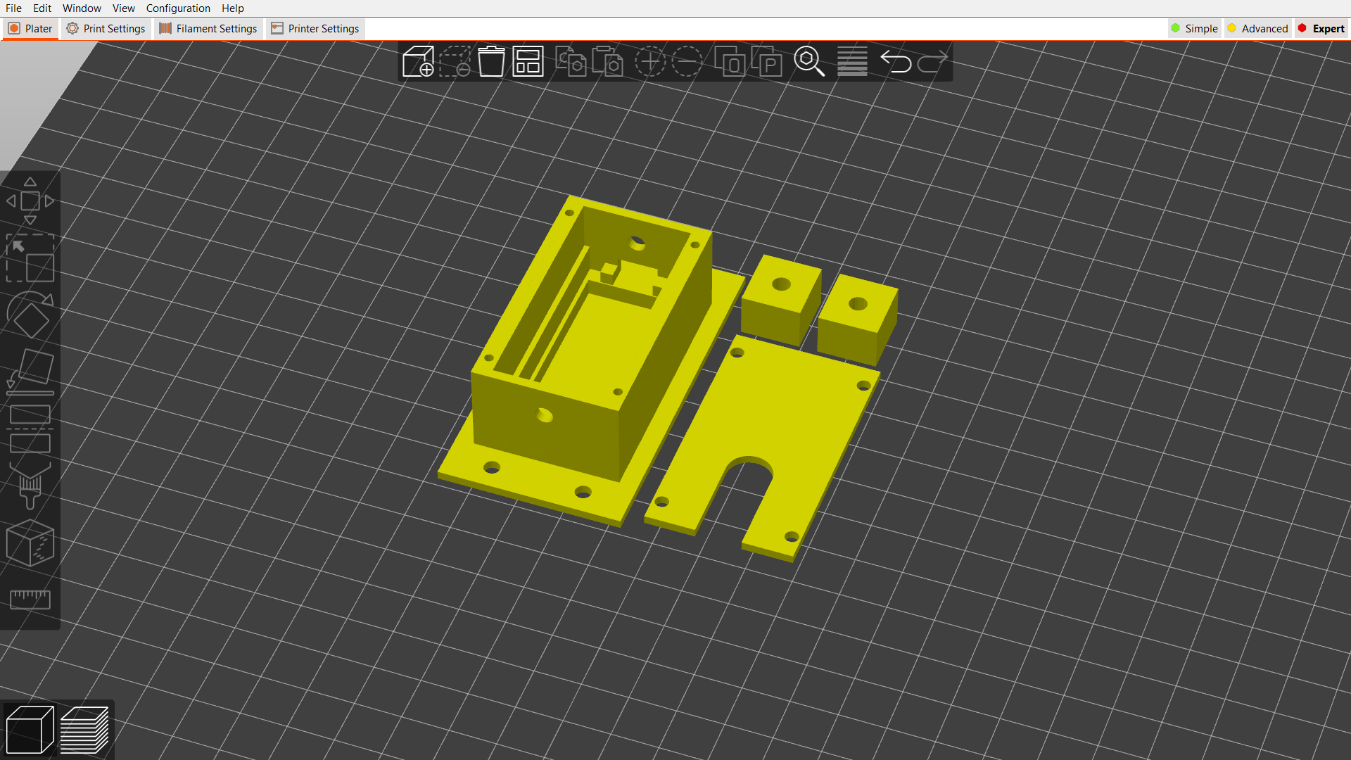 raspberry pi pico 4040 mount by PlasticBurners | Download free STL ...