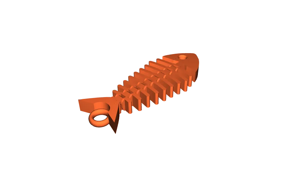 Articulated Fish Bones Earring by Eloos | Download free STL model ...