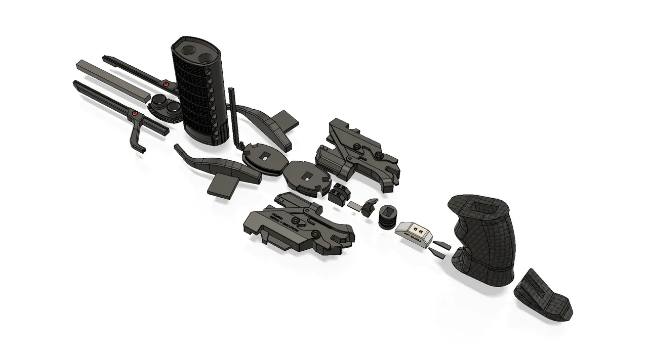 BLADE RUNNER 2049 Blaster by 3dworkbench | Download free STL model ...