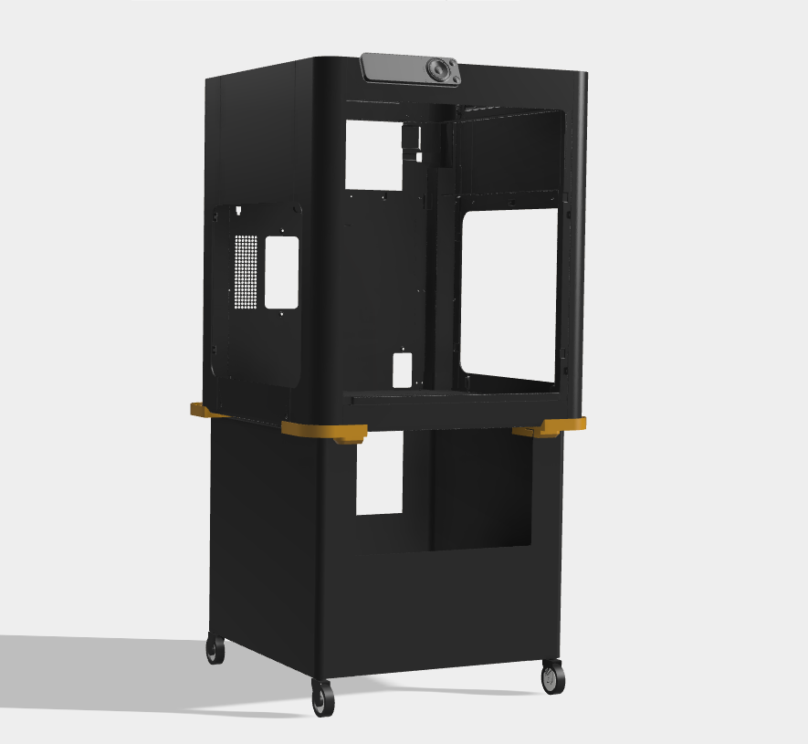 Bambu Lab Setup on rolling shelf by Sea Bison | Download free STL model ...