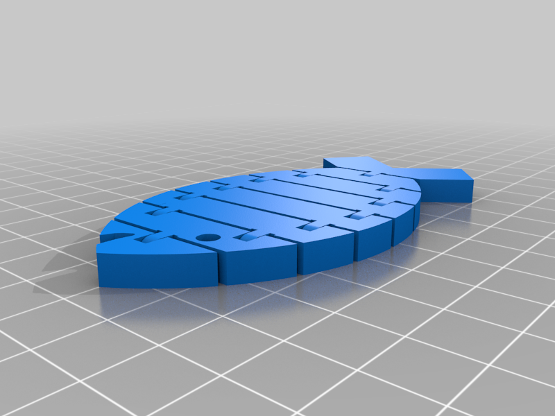 Heart shapped articulated fish by Crazytiti | Download free STL model ...