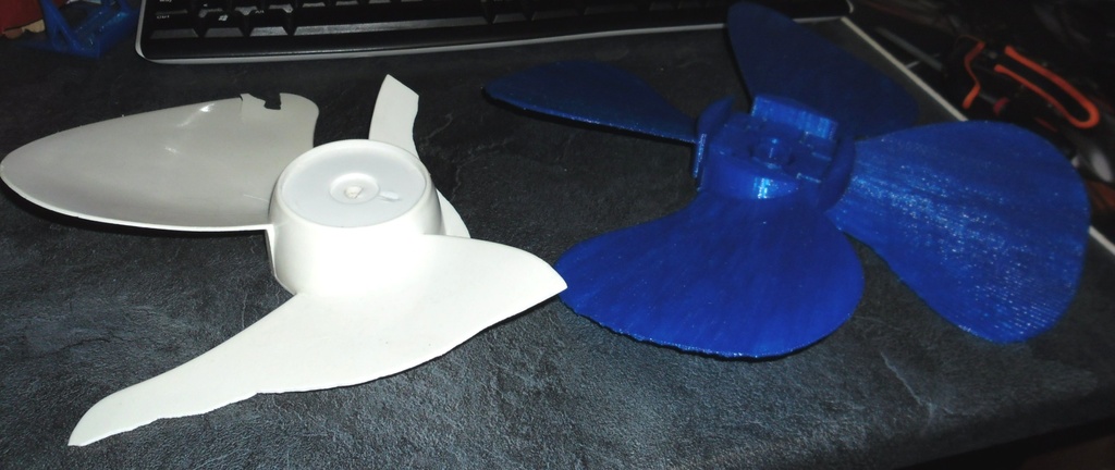 Blade / prop for house fan by Crazytiti | Download free STL model ...