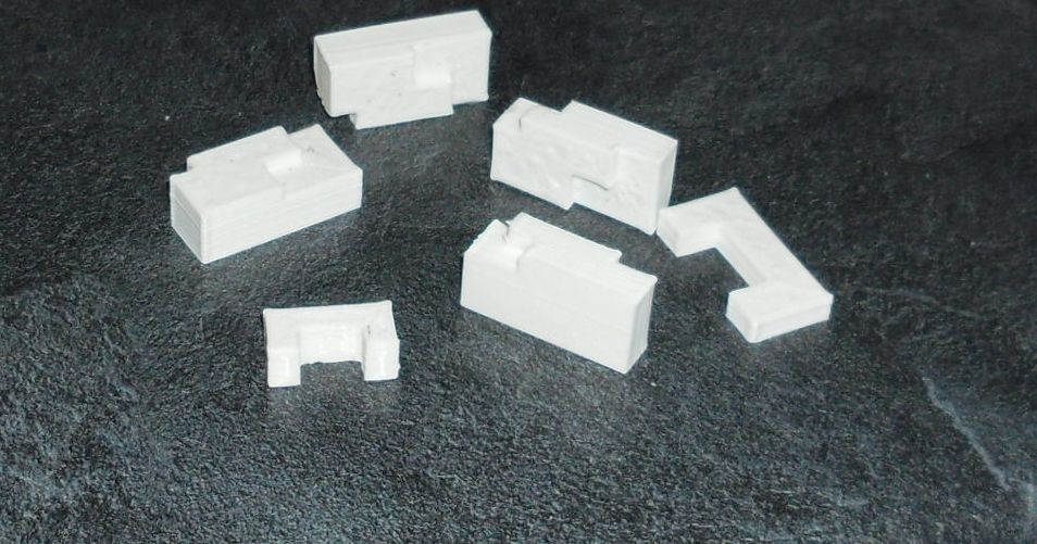 Simple puzzle (parametric 6 pieces) by Crazytiti | Download free STL ...