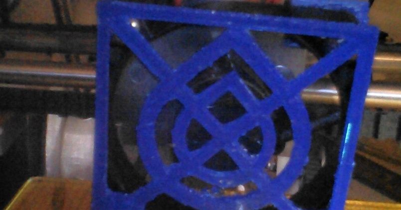 Reprap logo 50mm fan grid by Crazytiti | Download free STL model | Printables.com