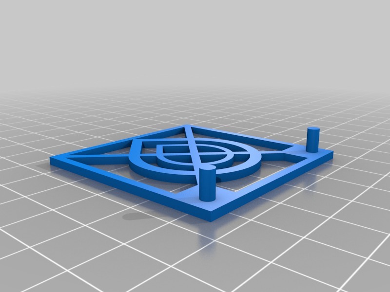 Reprap logo 50mm fan grid by Crazytiti | Download free STL model ...