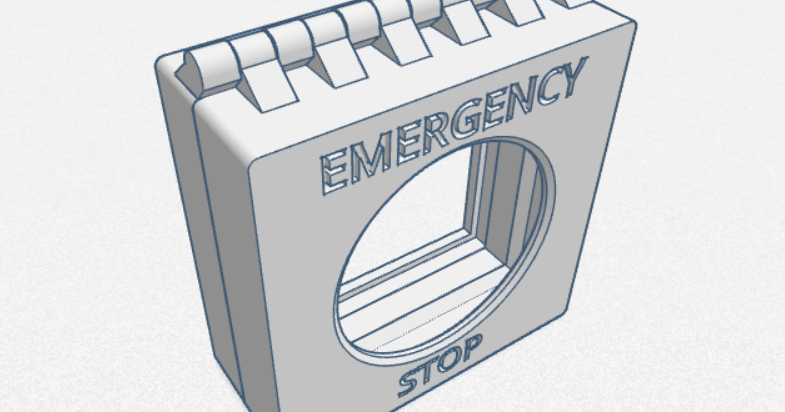 Wall Emergency Stop (Semi-Open) Cover by Blutaxt Malta | Download free ...