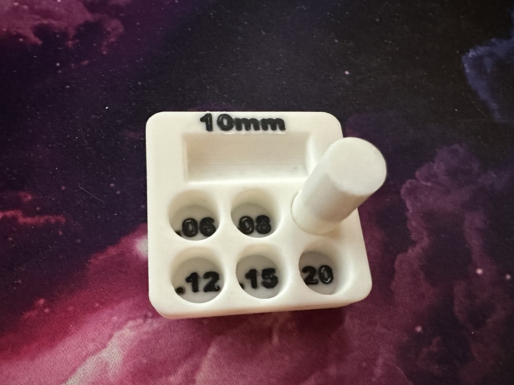 Tolerance Clearance Test Gridfinity 1x1 by Abomb | Download free STL ...