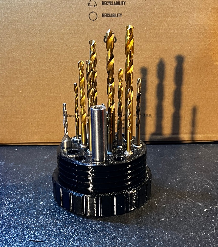 Hex Drill Bits Box by esox | Download free STL model | Printables.com