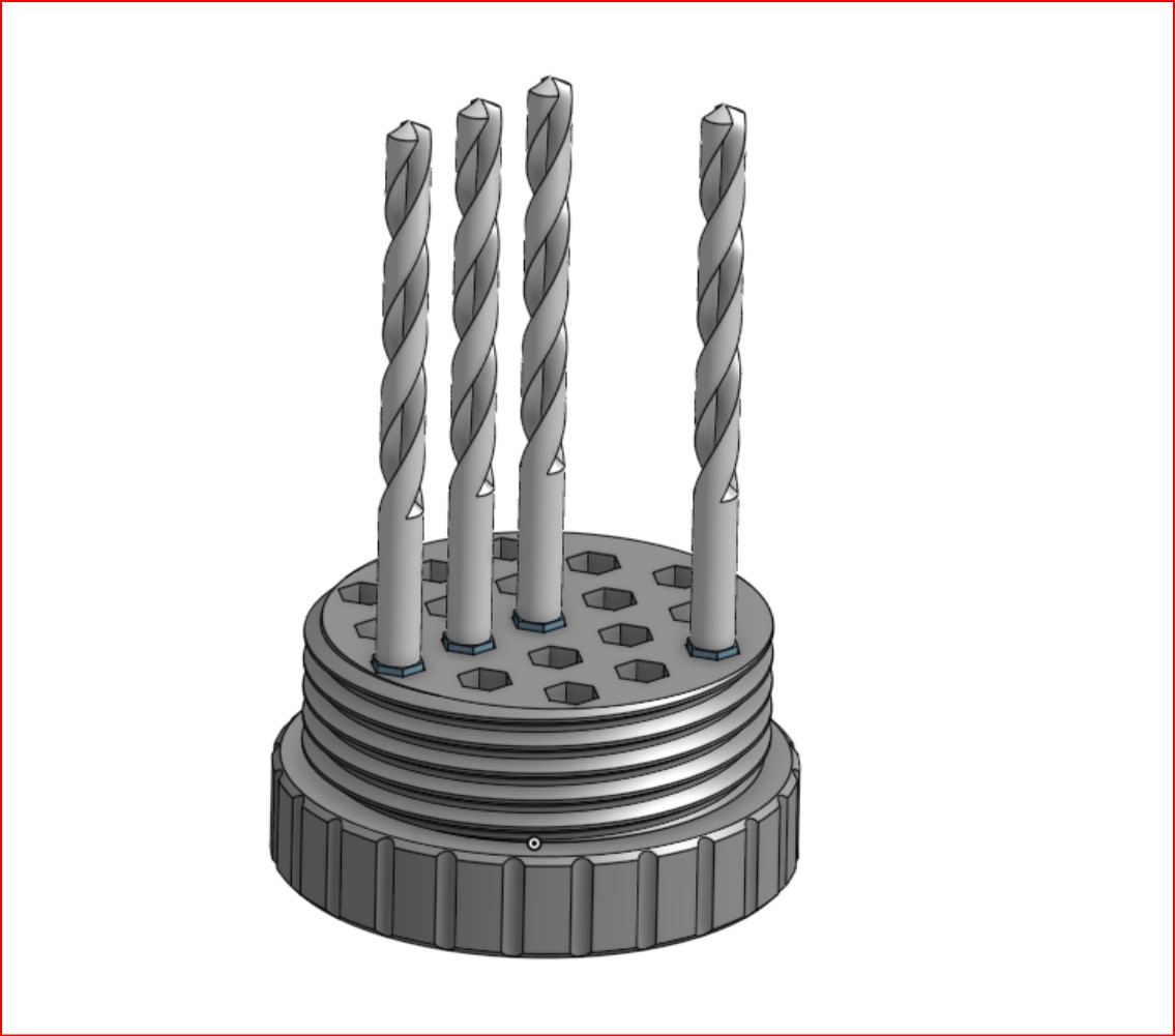 Hex Drill Bits Box by esox | Download free STL model | Printables.com