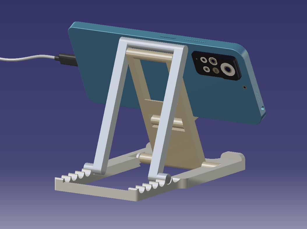 Foldable Smartphone Stand by Cedric OKONIEWSKI | Download free STL ...